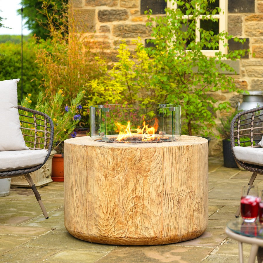 Verano Round Firetable - Gas By Charlton And Jenrick